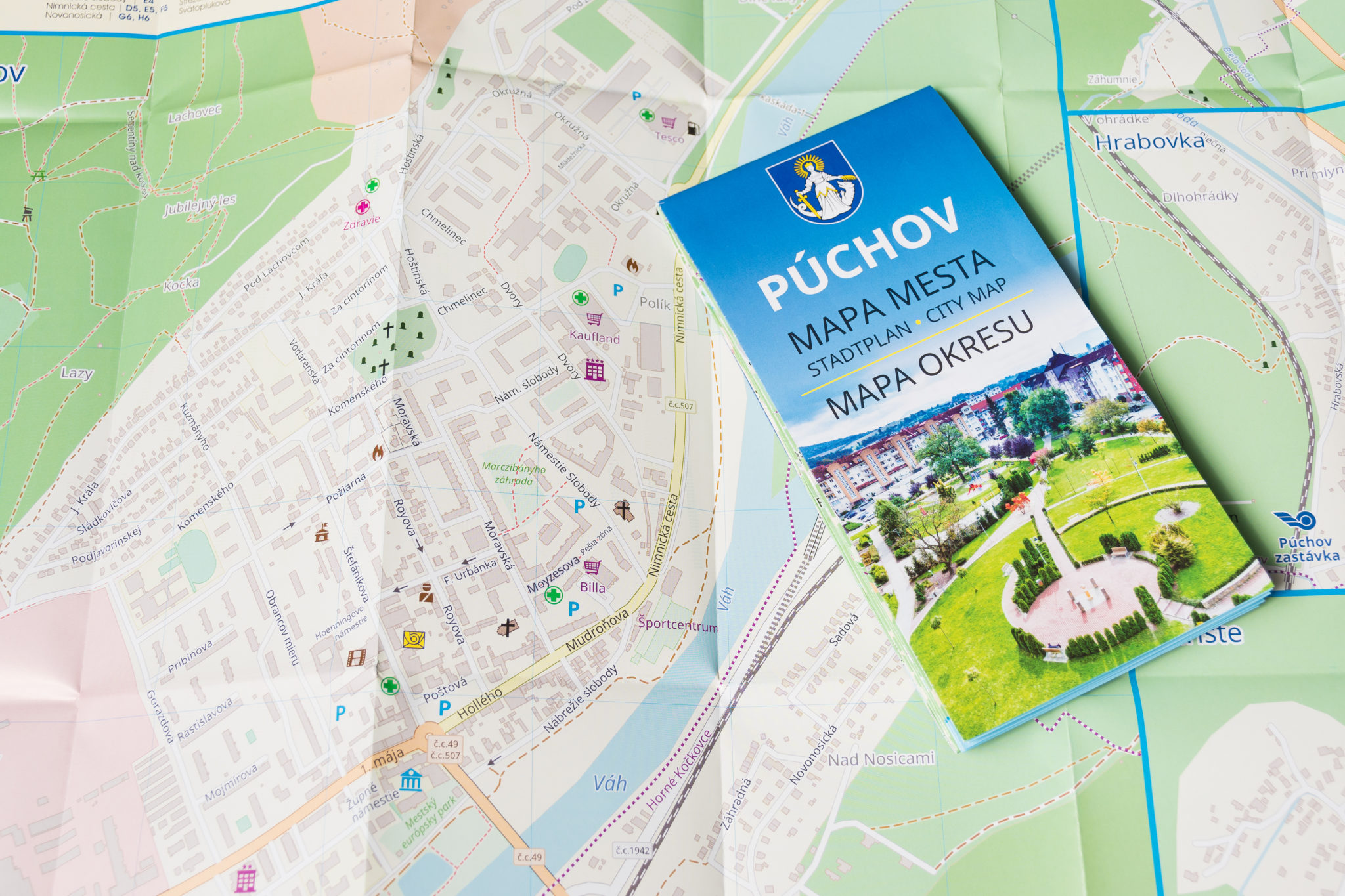 Mapa mesta Púchov - Lemon Lion